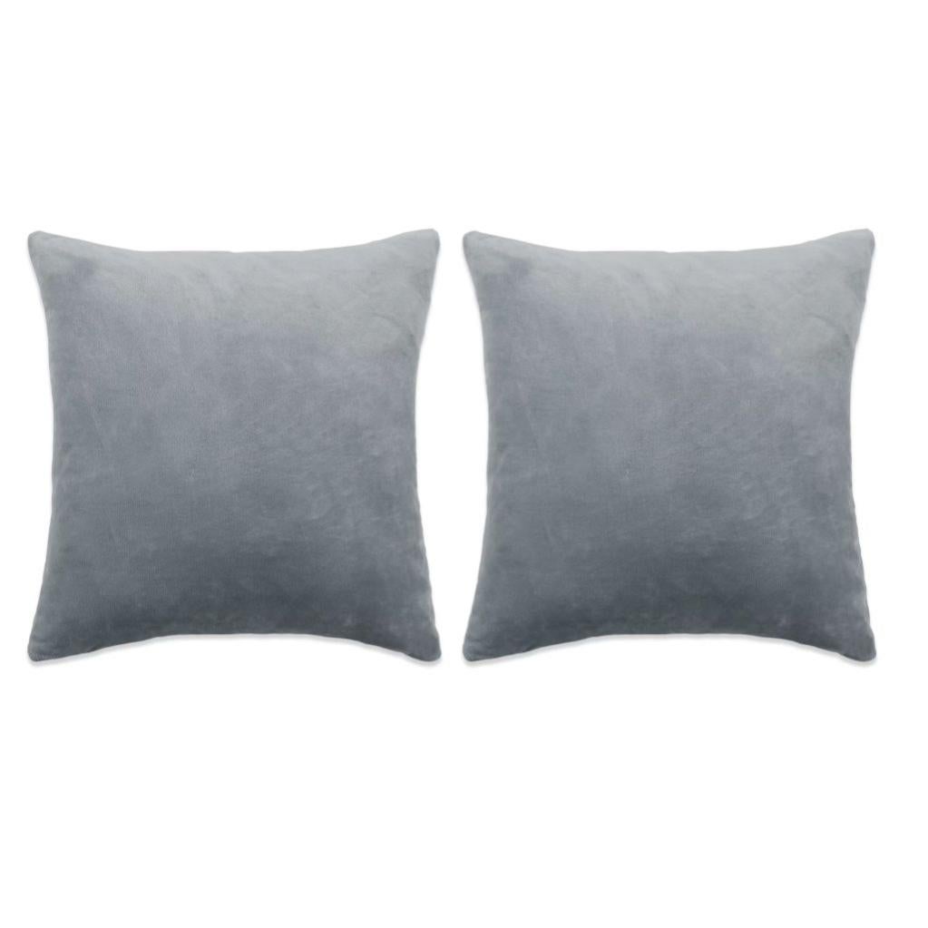 VidaXL Set di Cuscini 2 pz in Tessuto 45x45 cm Grigio | Leroy Merlin