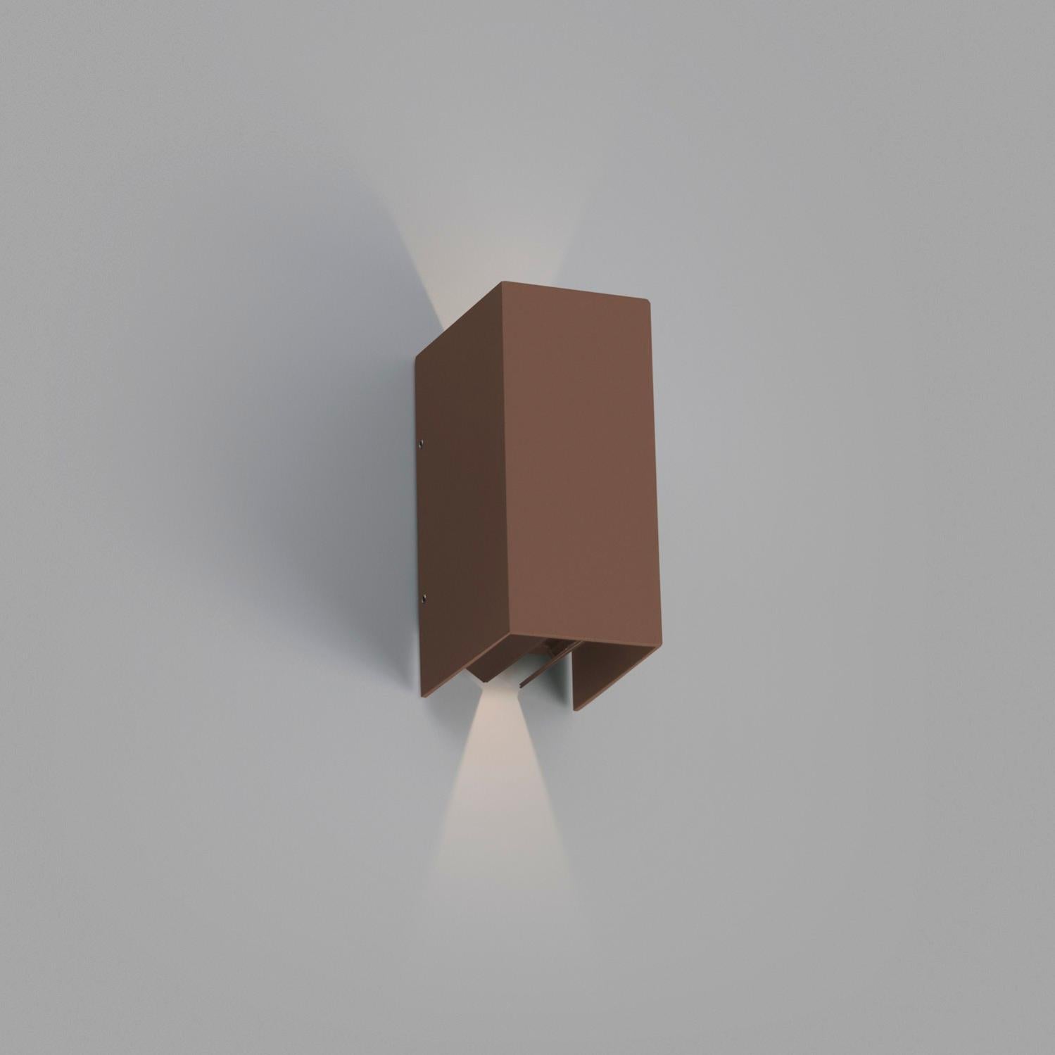 BLIND Lampada da parete marrone ossido | Leroy Merlin