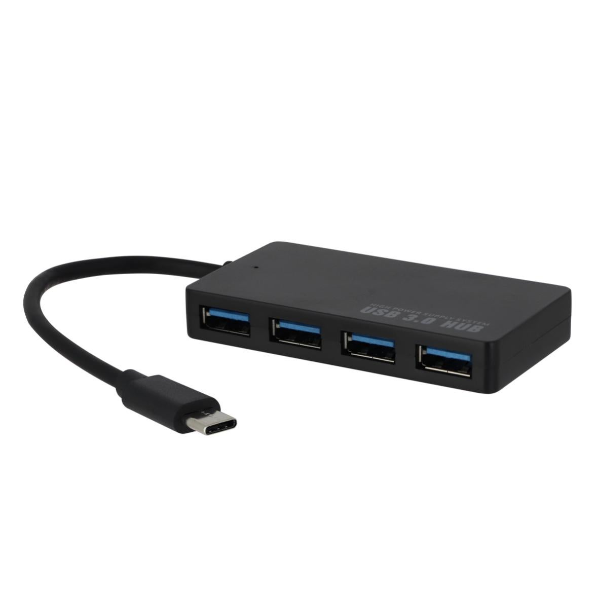 Hub Usb-c™ Superspeed 4 Ports Usb 3.0 Portable - Fujionkyo - 423410 ...