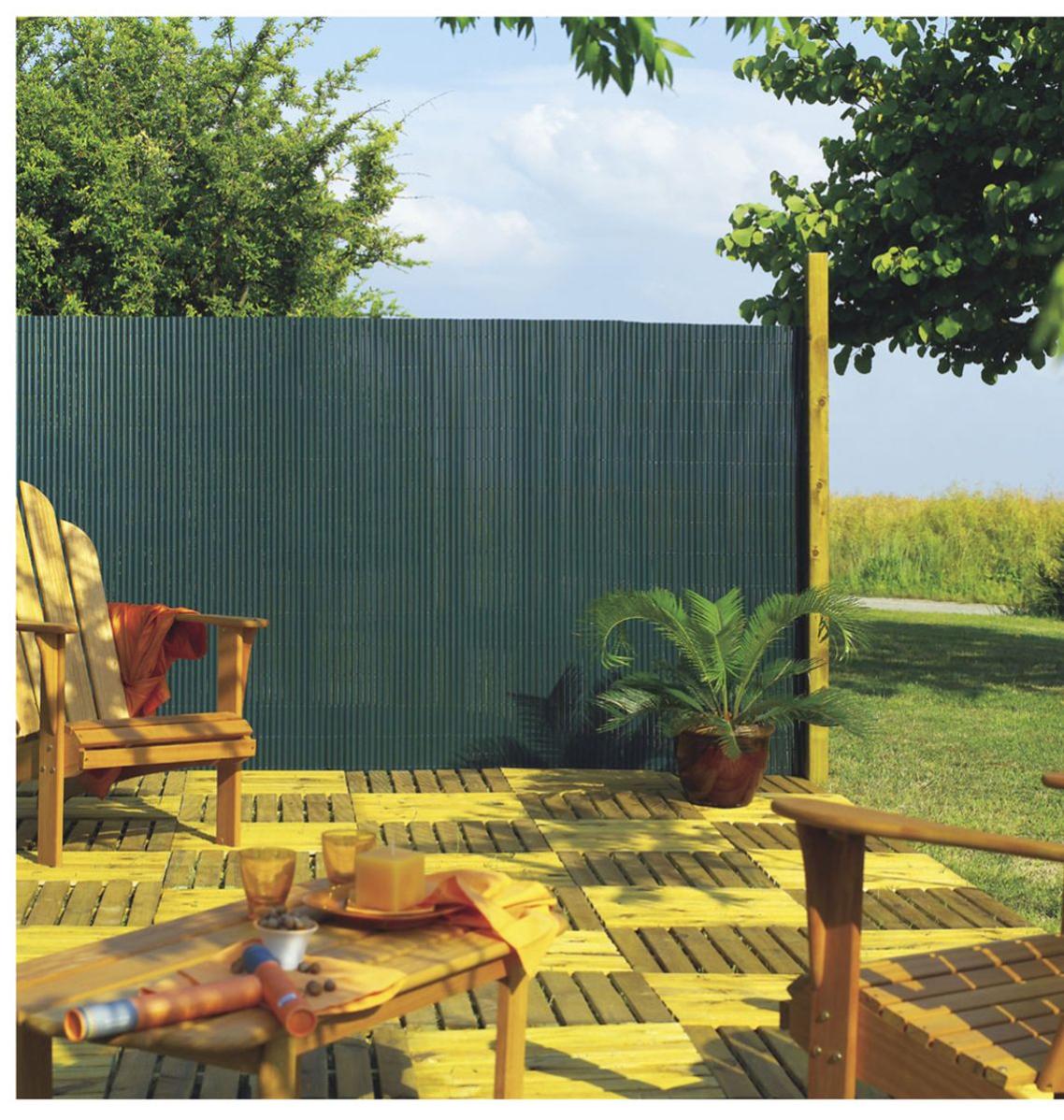 Canna PVC "Plasticane Single Face" oscurante 85% Bianco - 1 x 3 m ...