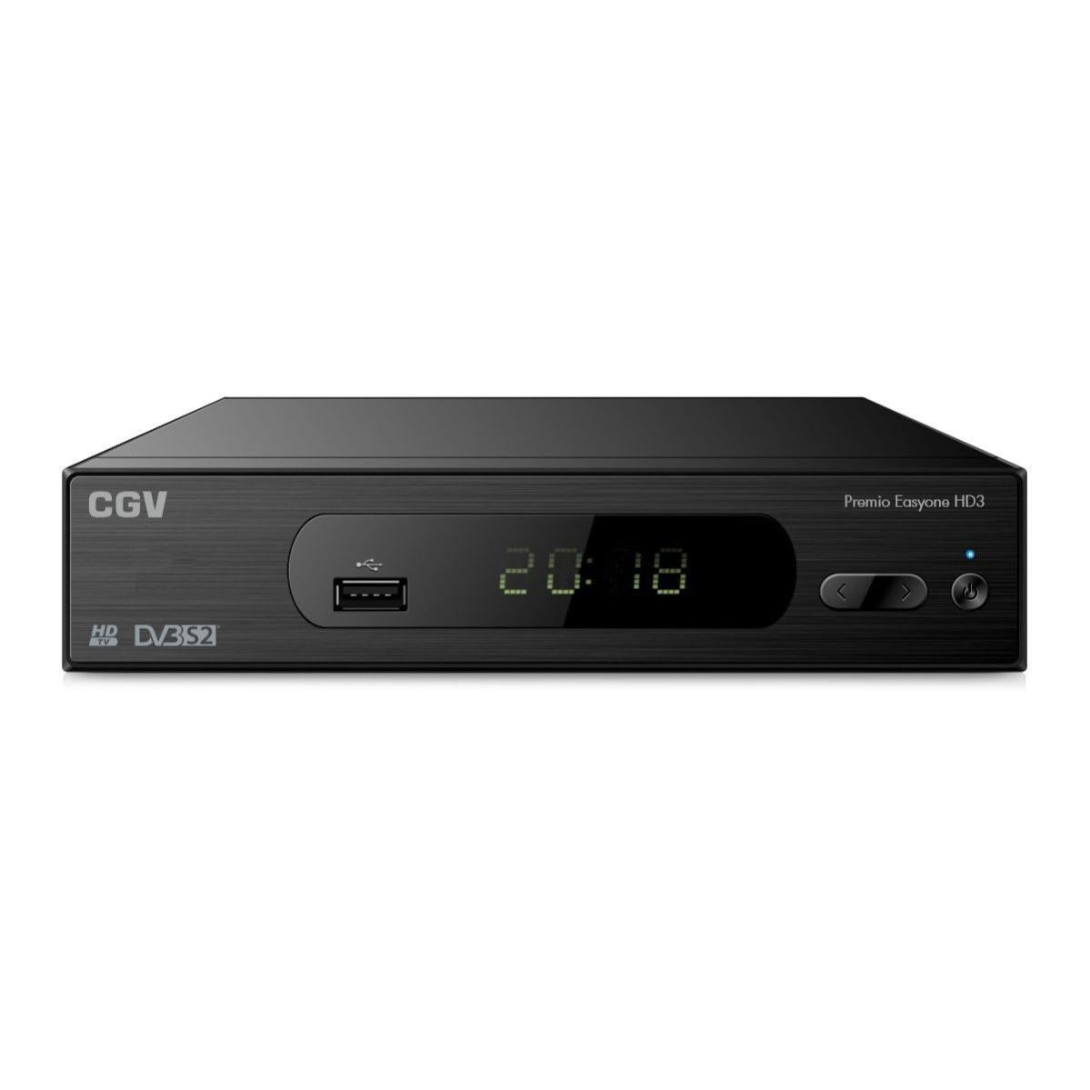 Décodeur satellite CGV PREMIO ESAYONE HD 3 | Leroy Merlin