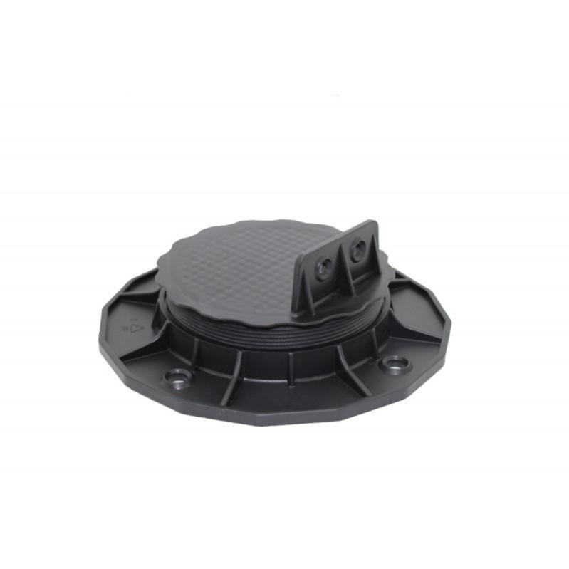 PLOT RÉGLABLE DE 18 À 32 MM POUR TERRASSE BOIS ET COMPOSITE Noir ...