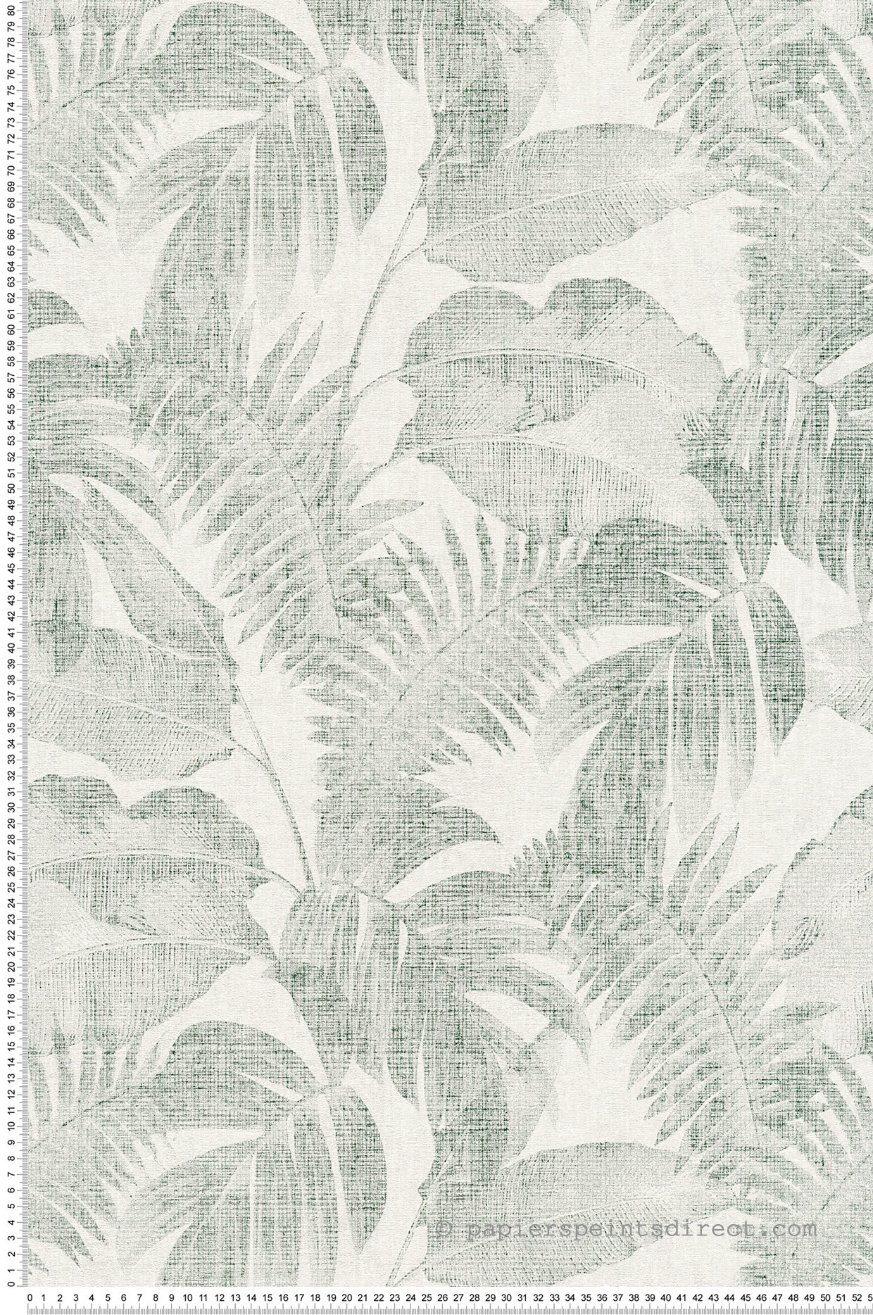 Carta da parati foglie verde, beige crema e beige - 53 cm x 10,05 m ... Carta da parati foglie verde, beige crema e beige - 53 cm x 10,05 m ...