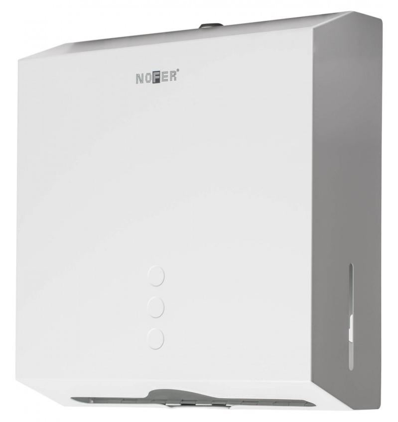 Distributeur de papier essuie-tout en acier blanc - NOFER | Leroy Merlin