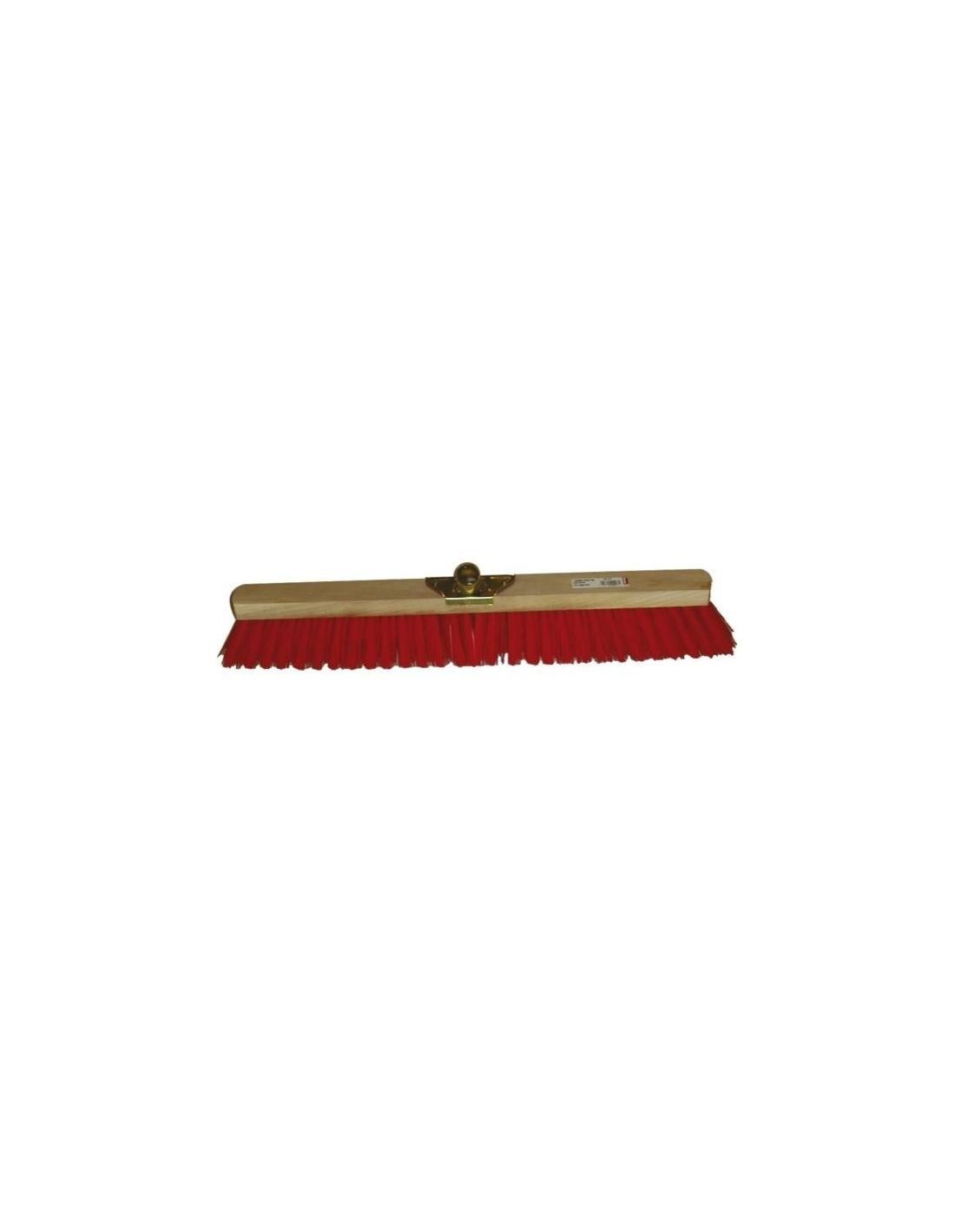 Balai industrie pvc rouge super 80 cms douille metal inclinee | Leroy ...