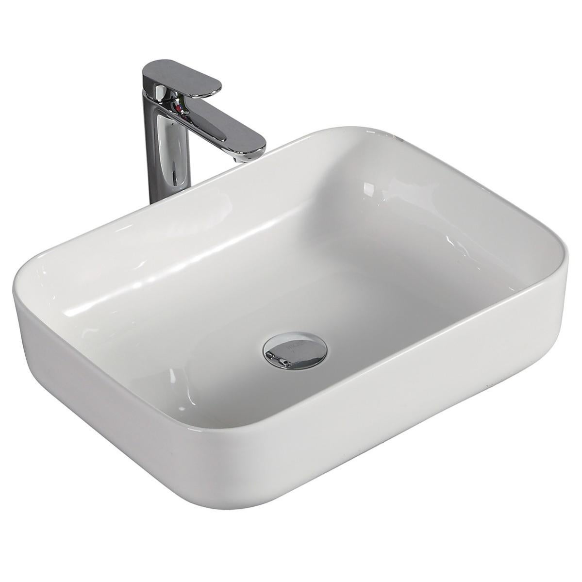 Lavandino in appoggio bianco 51x39 | alfieri | Leroy Merlin