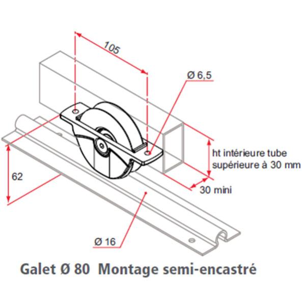 Roulette De Portail Coulissant | Leroy Merlin
