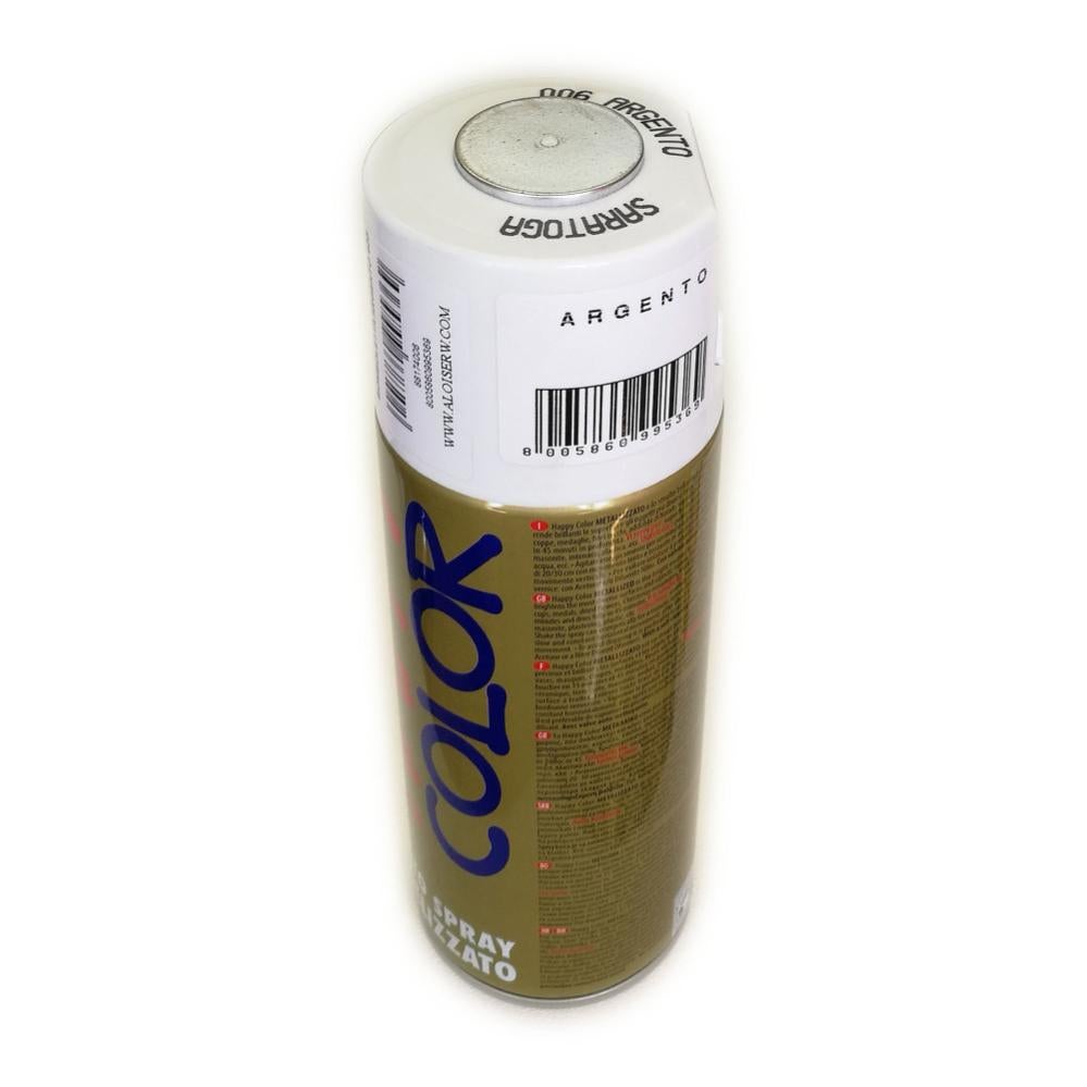 Bomboletta happy color 400ml metallizzata sovraverniciabile brillante ...