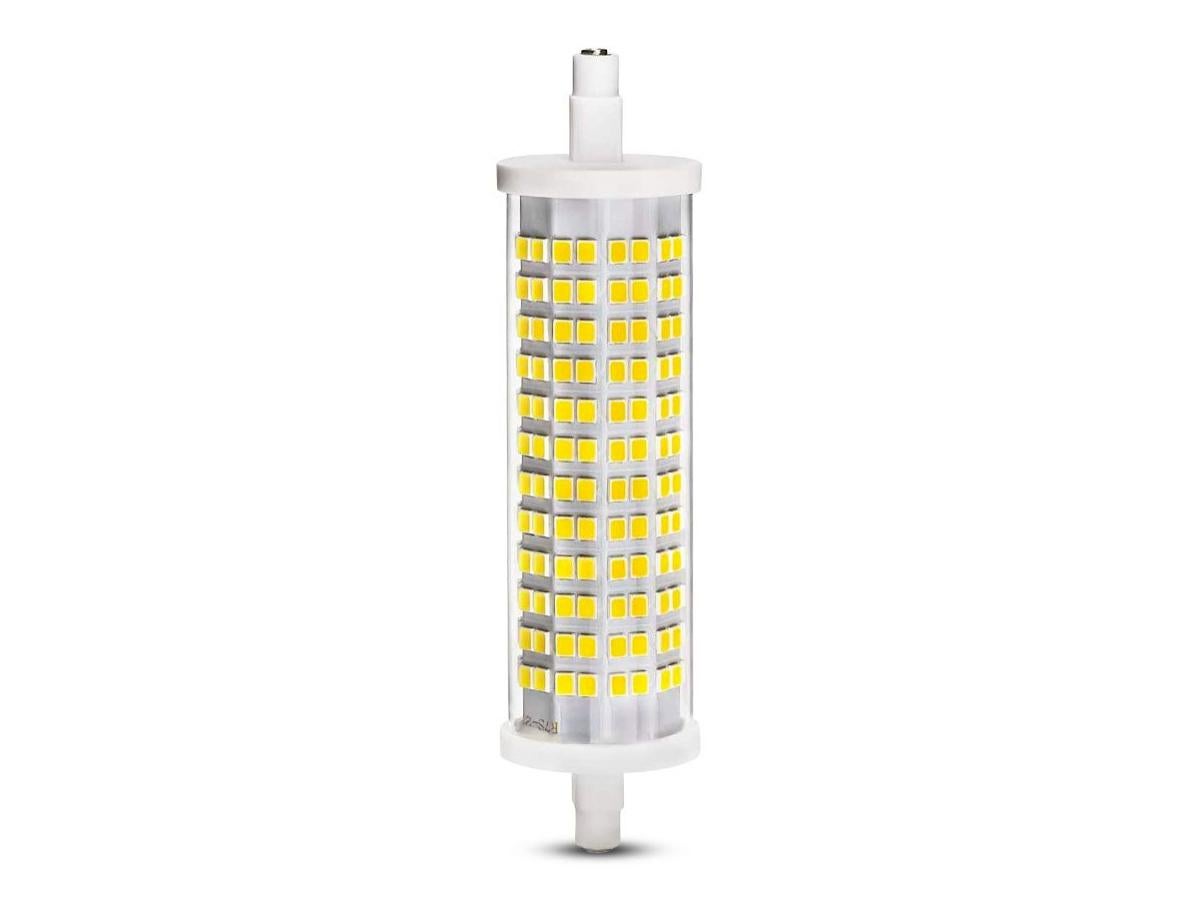 Lampada Led R7S 118mm 18W 2140lm 6400K Bianco Freddo Diametro 30mm 220V ...