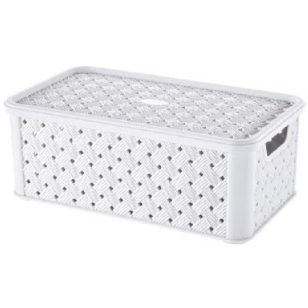 Boîte de rangement avec couvercle Tontarelli 4 L Plastique | Leroy Merlin Boîte de rangement avec couvercle Tontarelli 4 L Plastique | Leroy Merlin