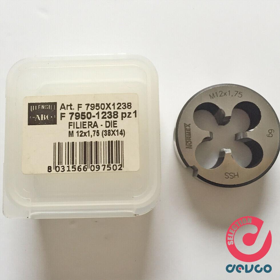 Filiera Tonda M18 Passo 2,5mm D45xh18mm Codice F 7950 1845 Abc | Leroy ...