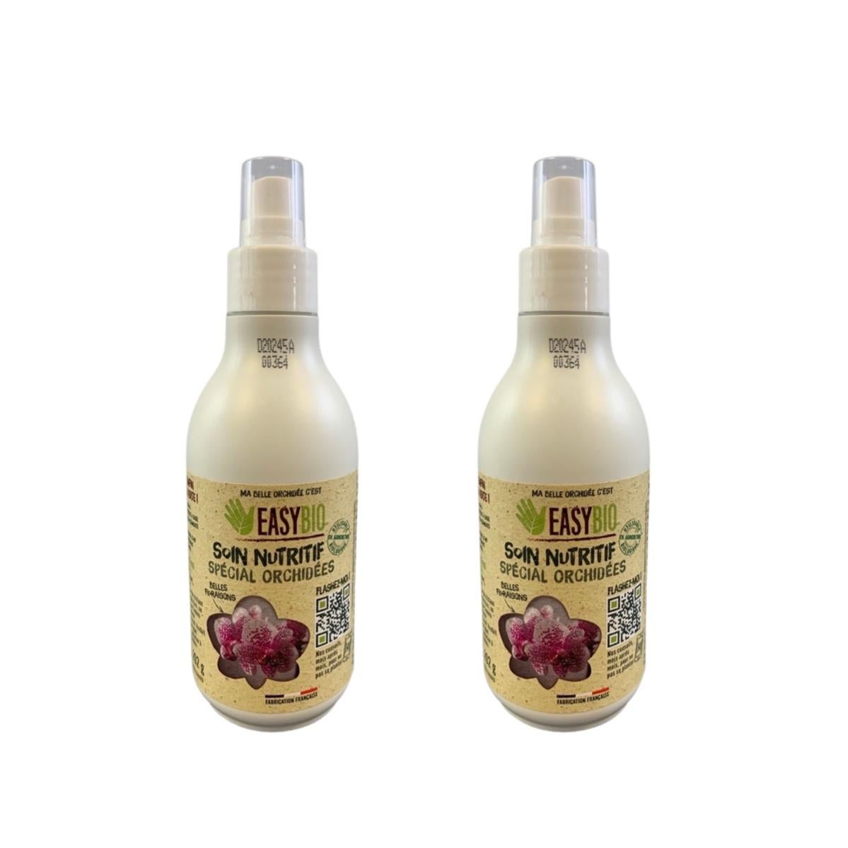 Easybio Lot De 2 Engrais Orchidées - Soin Nutritif D'origine Naturelle En Spray, 200ml X2 ...