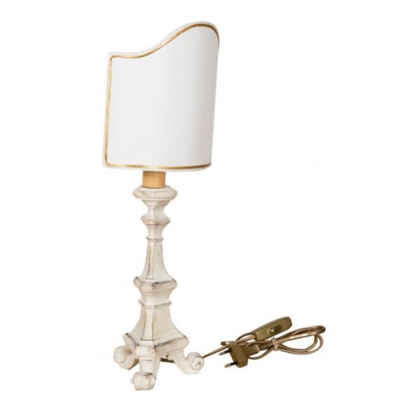 LAMPADA DA APPOGGIO BIANCA IN LEGNO MADE IN ITALY | Leroy Merlin