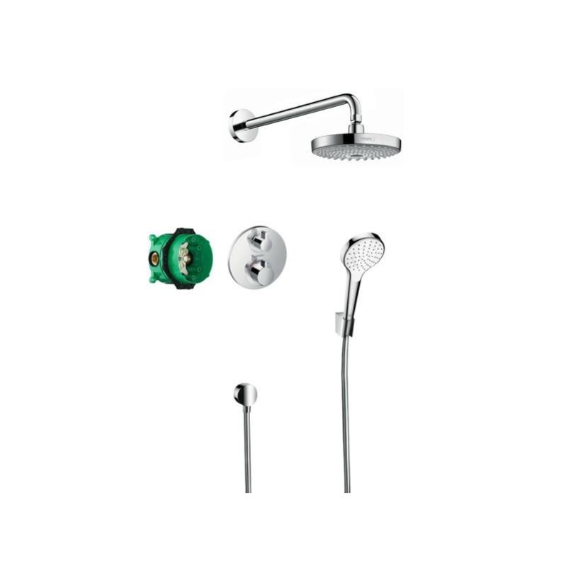 Hansgrohe Croma Select S, set doccia a incasso Croma Select S / Ecostat ...