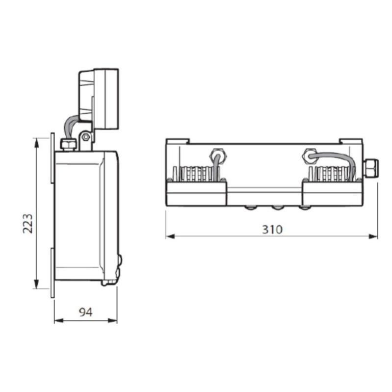 Ura - 130007 - BAP LEDS 2000 LM-IP 55 | Leroy Merlin