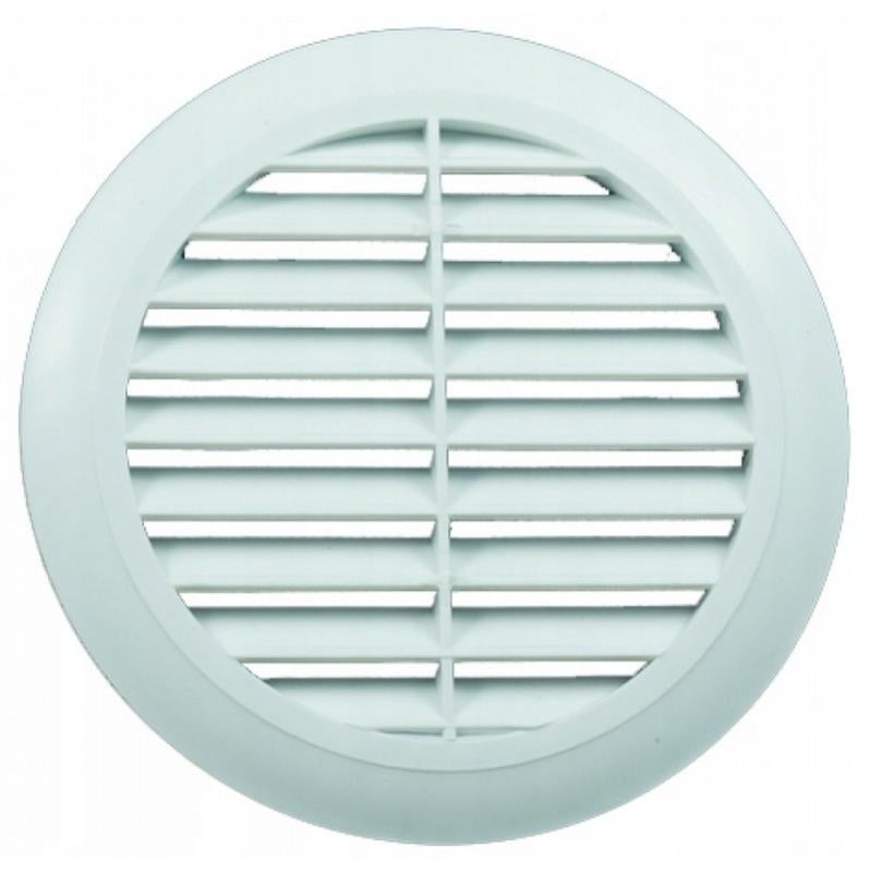 Grille De Ventilation Ronde Fi 125 Avec Maille Bla | Leroy Merlin