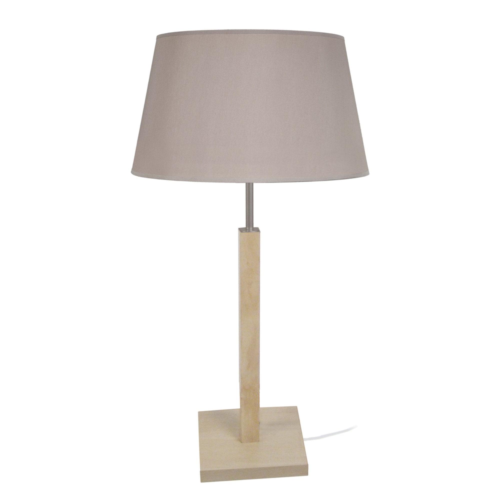 Lampe a poser TOSEL HOD B tissu naturel,aluminium D 30 x H 56 cm | Leroy Merlin