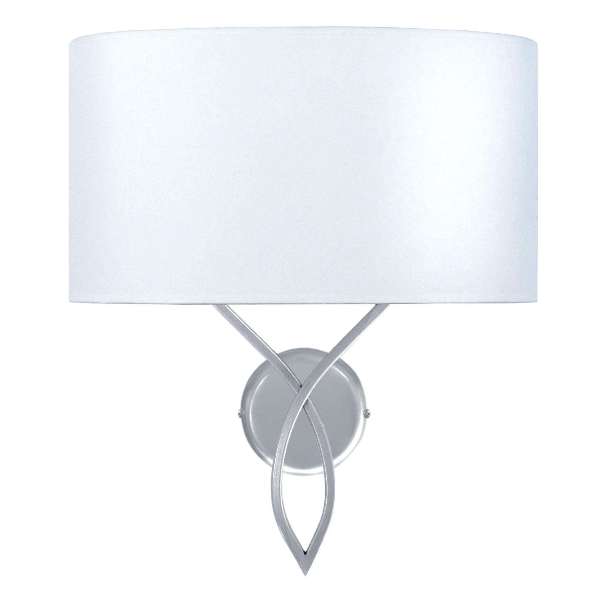 ELÉGANCE - Aplique rectangular metal aluminio y blanco | Leroy Merlin