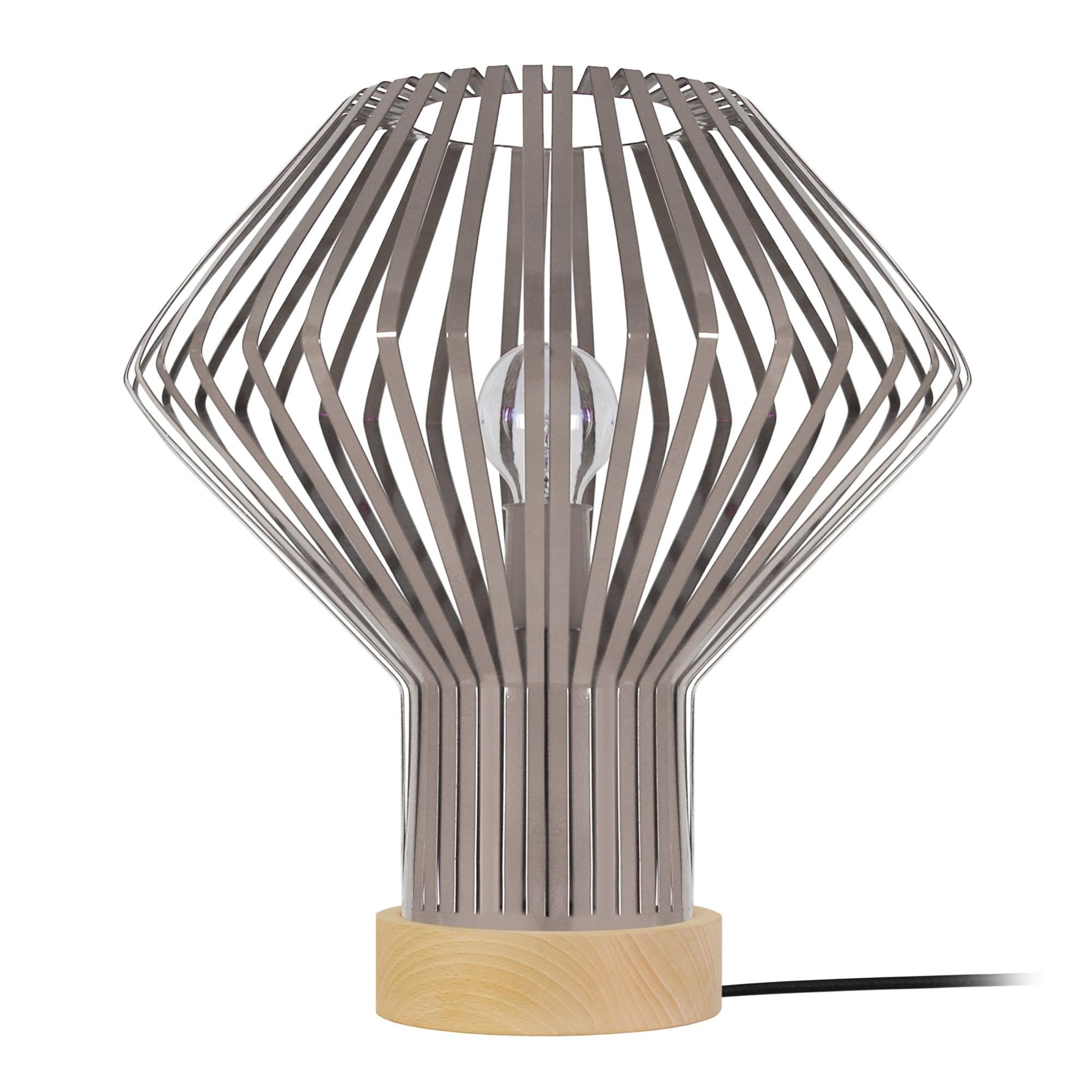 Lampe a poser TOSEL LAM.ZERMATT métal naturel D 36 x H 35 cm | Leroy Merlin
