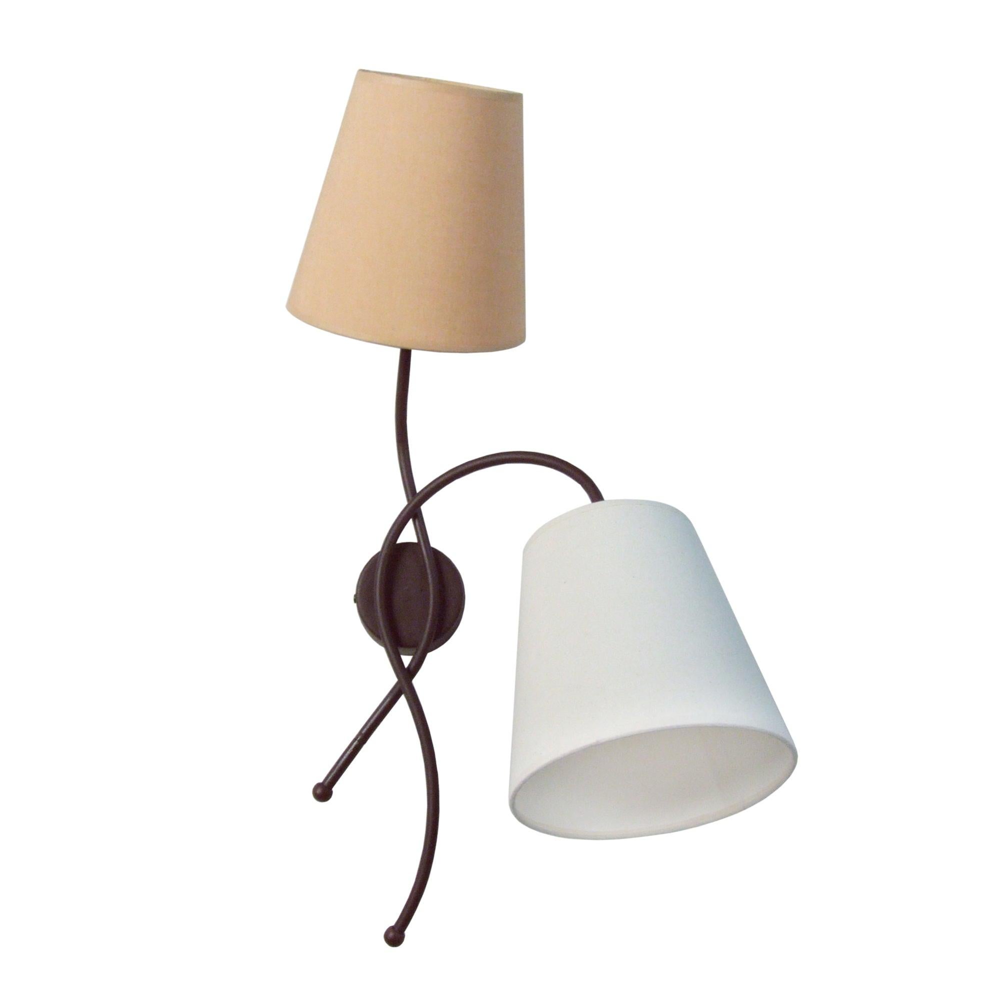 Aplique TOSEL NICE tela brazo Castaño D22 x H24.5 cm | Leroy Merlin