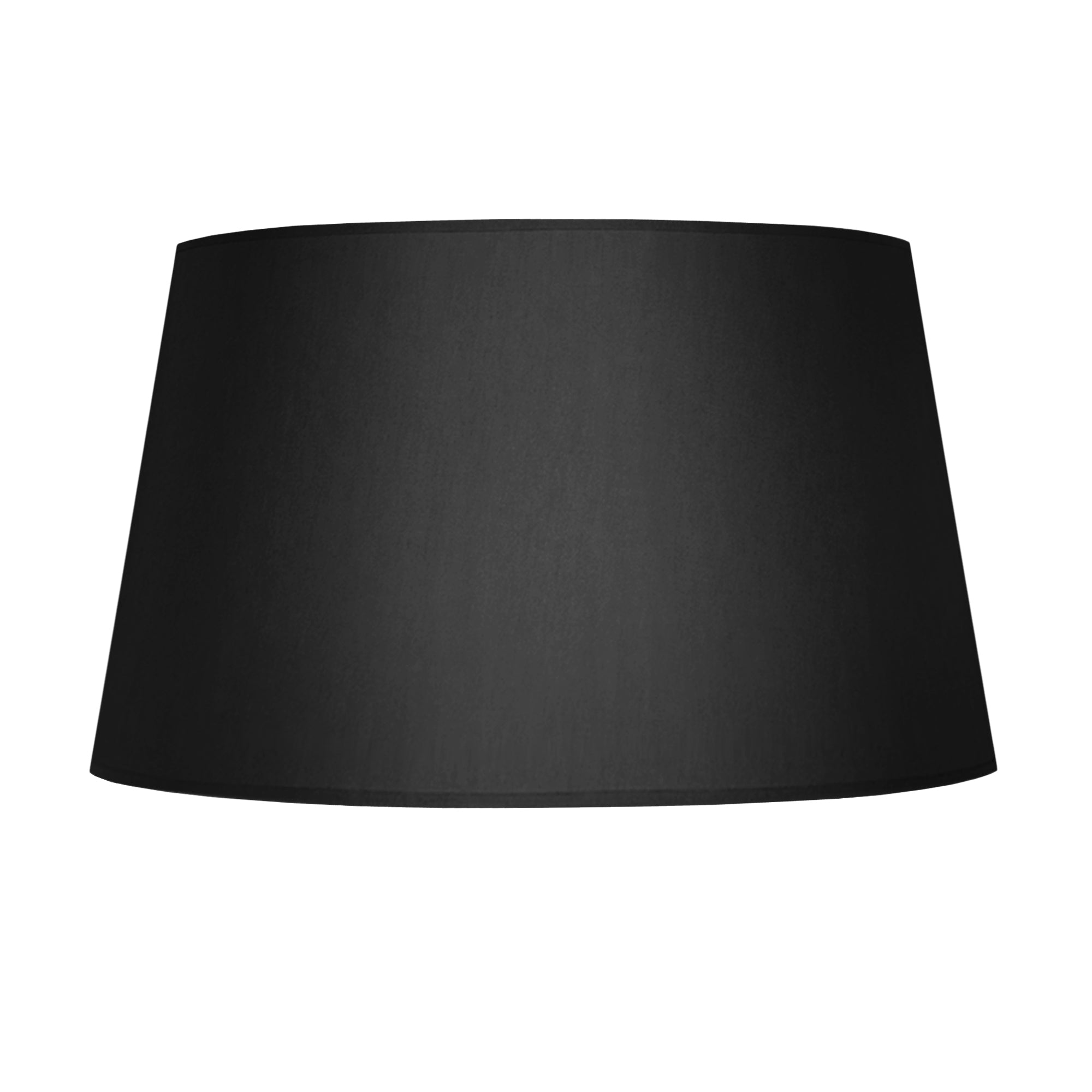 Abat-jour TOSEL TAMBOUR 50 tissu tambour noir D 50 x H 30 cm | Leroy Merlin