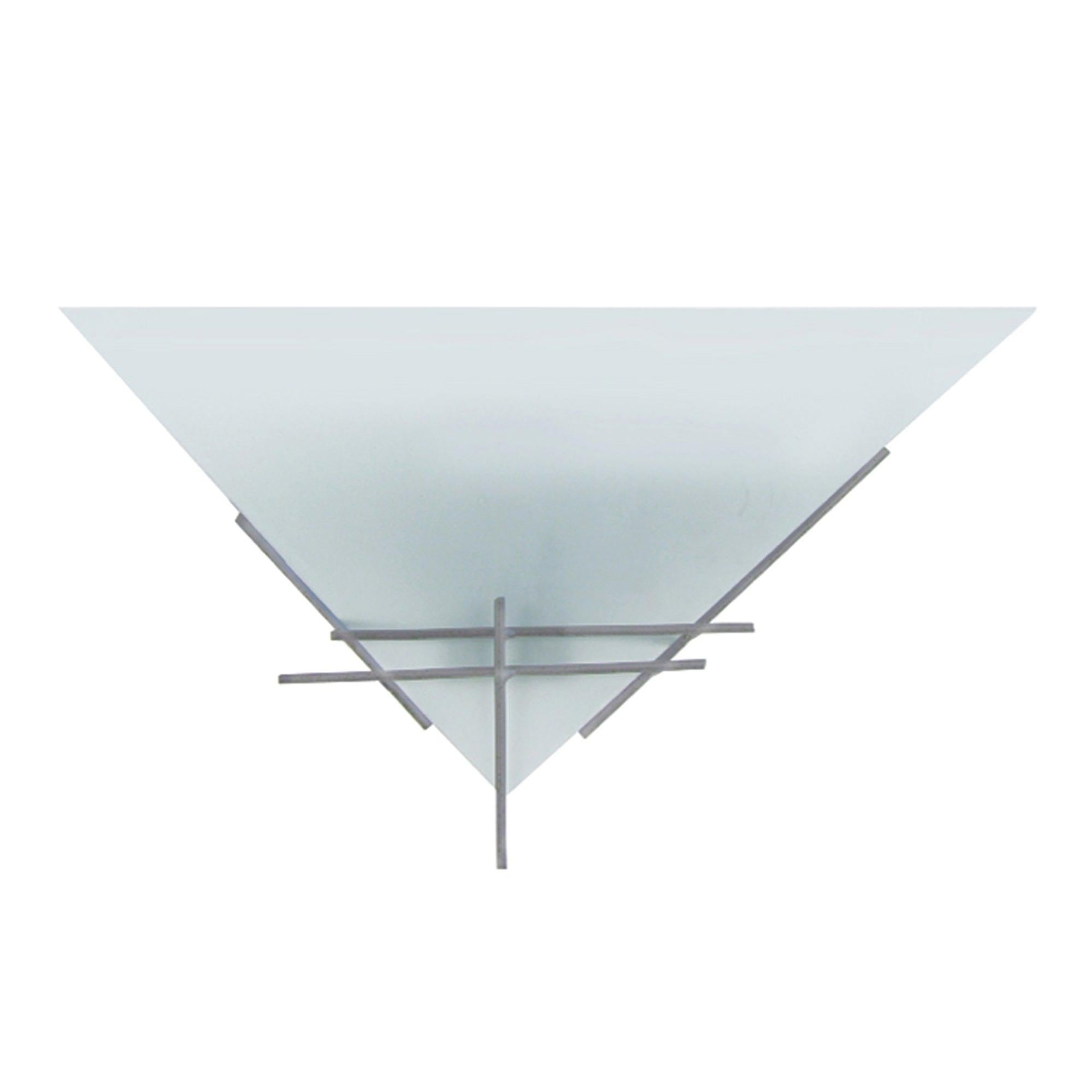 TOKYO/TRIANGLE - Applique cuadrado vetroalluminio | Leroy Merlin