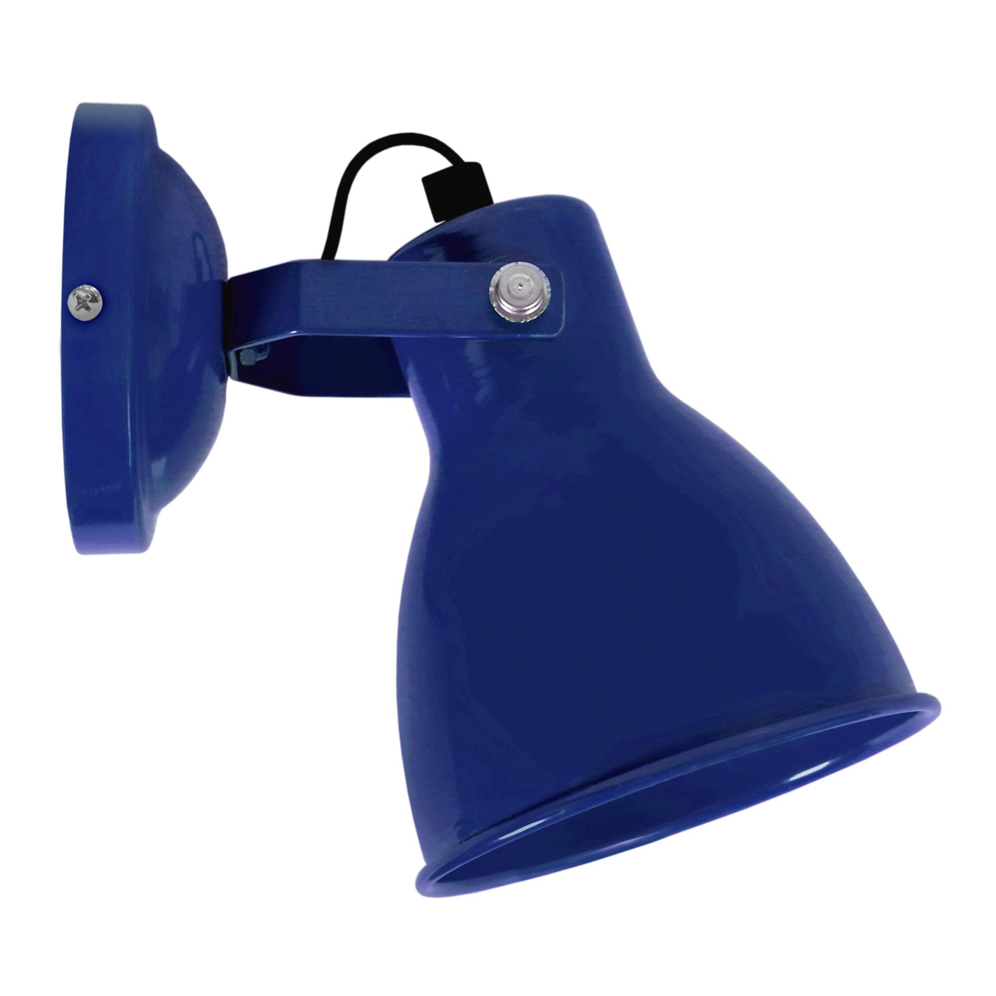 Applique TOSEL MANHATTAN métal bleu marine D 13 x H 17,5 cm | Leroy Merlin