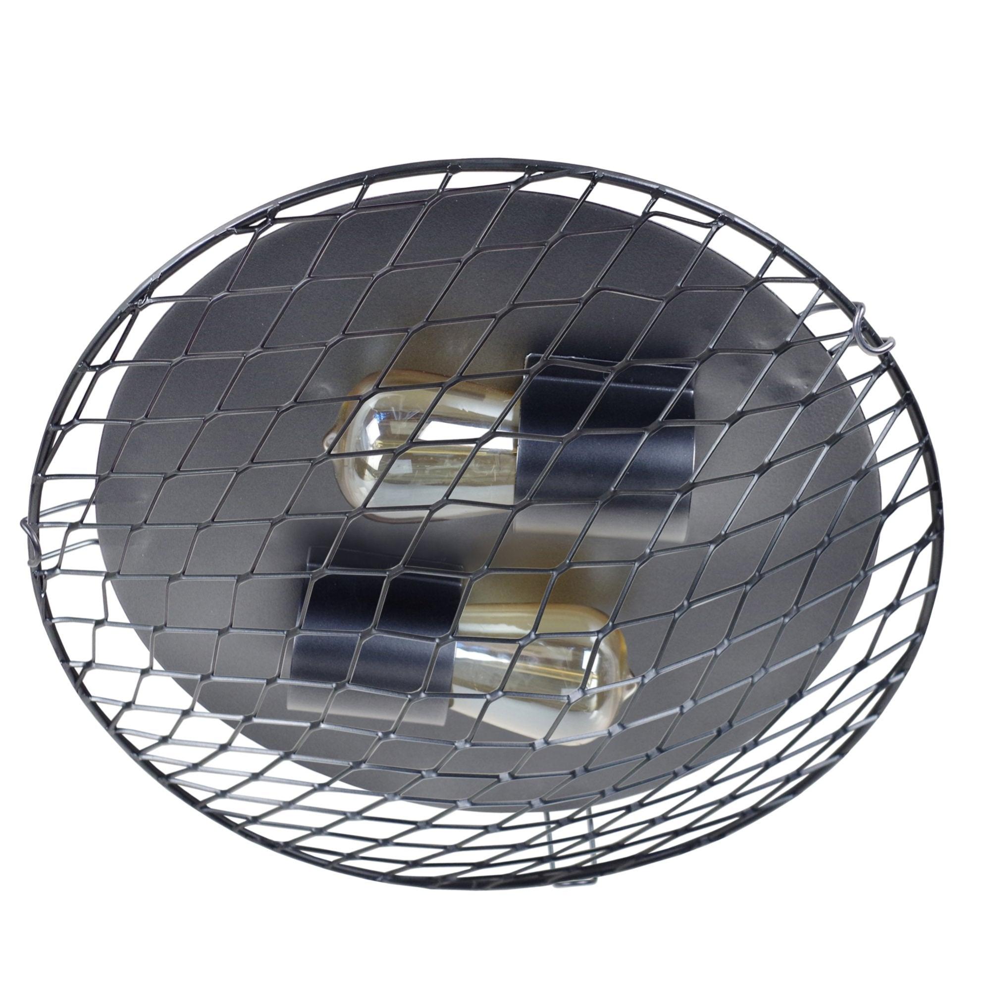 ASTER B - Plafones redondo metal antracita | Leroy Merlin