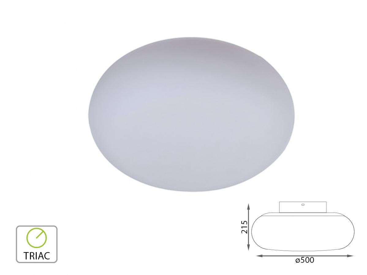 Applique Lampada Led Da Parete o Plafoniera Da Soffitto Moderna 40W ...