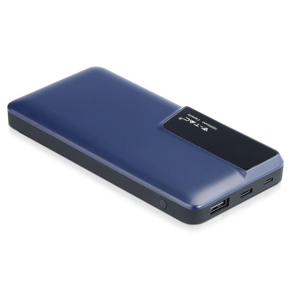 Power Bank 10.000 mAh con Display e USB Tipo C Colore Blu Navy | Leroy ...