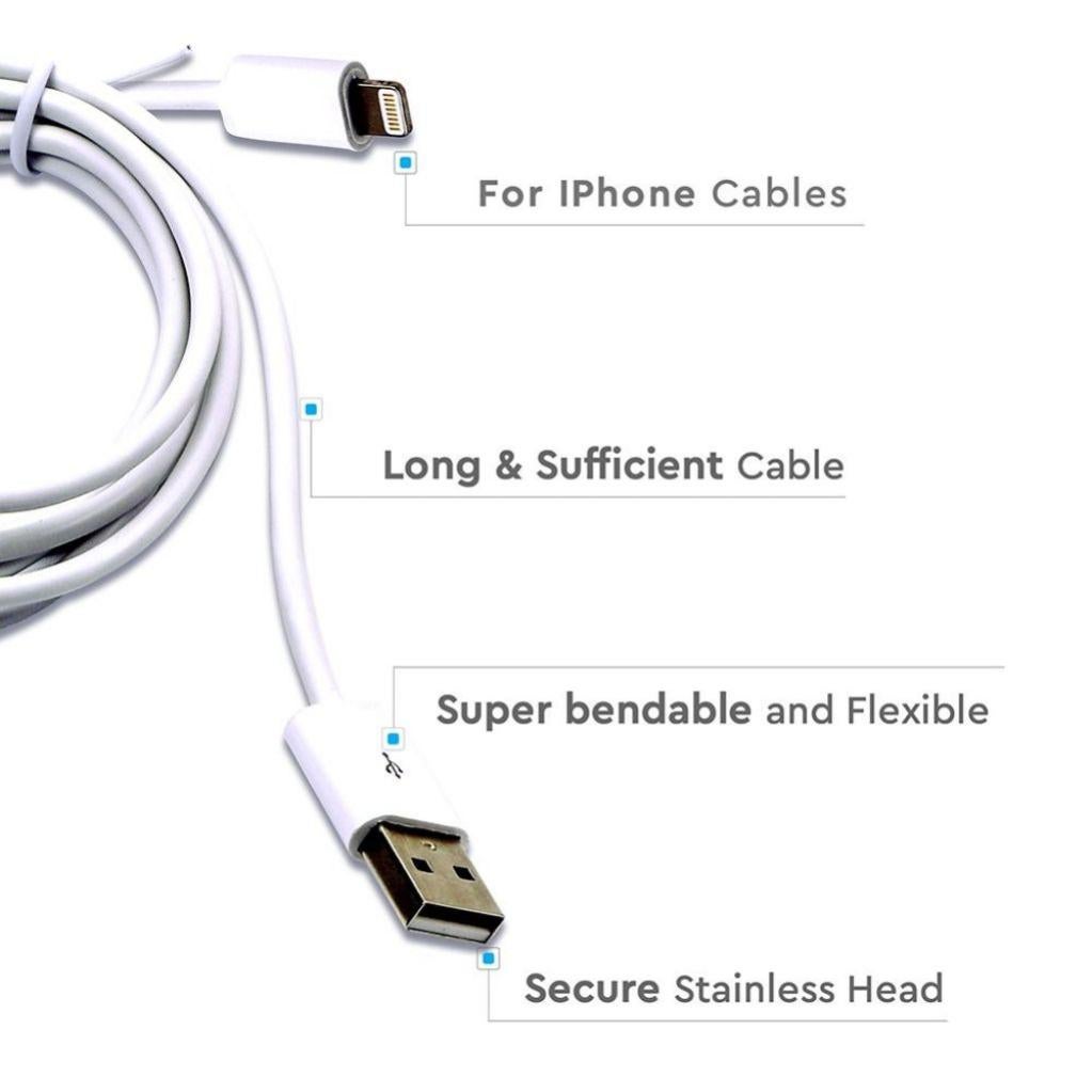 Cable Lightning (iPhone) a USB-A de 1,5 m Carga rà¡pida 2,4A MFI ...