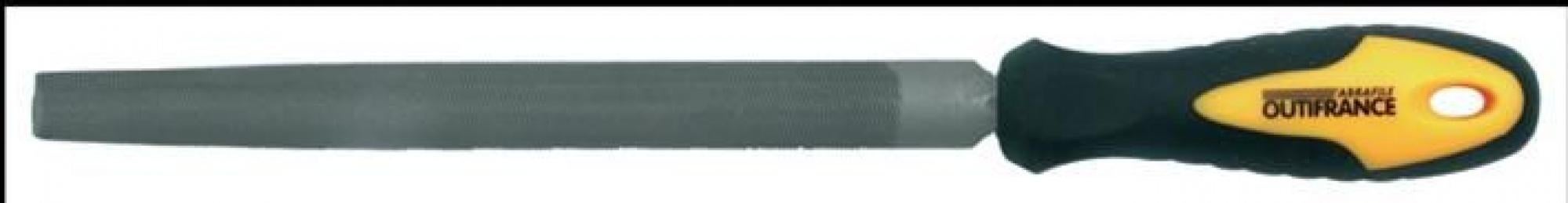 Lime demi-ronde, manche bi-matière, 250 mm, Bâtarde | Bricoman