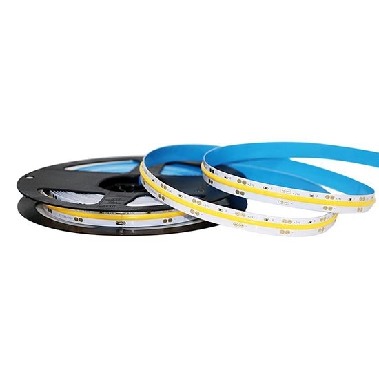 V-TAC VT-512 Striscia led 1000lm/mt 24V COB strip 5Mt 12W/mt bianco ...