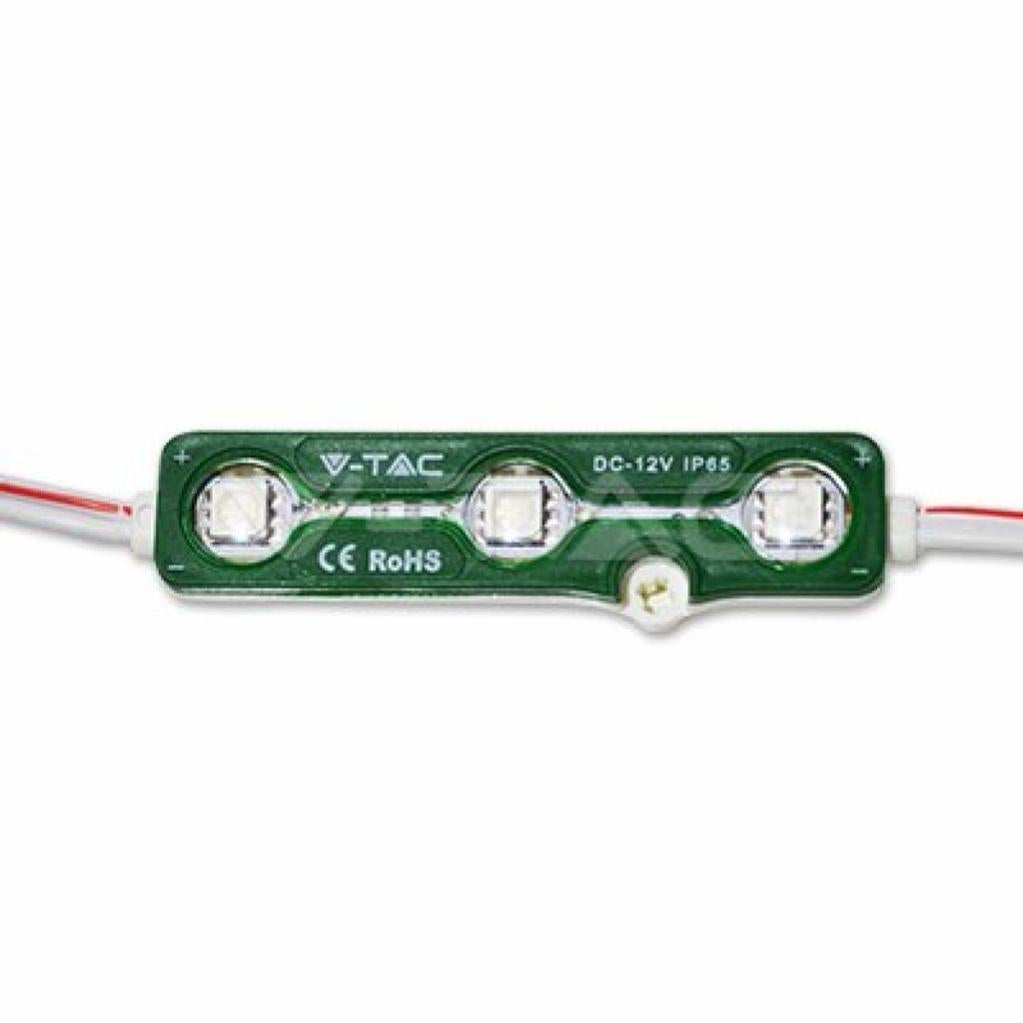 Modulo LED SMD5050 0,72W 12V 3 LED Verde IP65 | Leroy Merlin