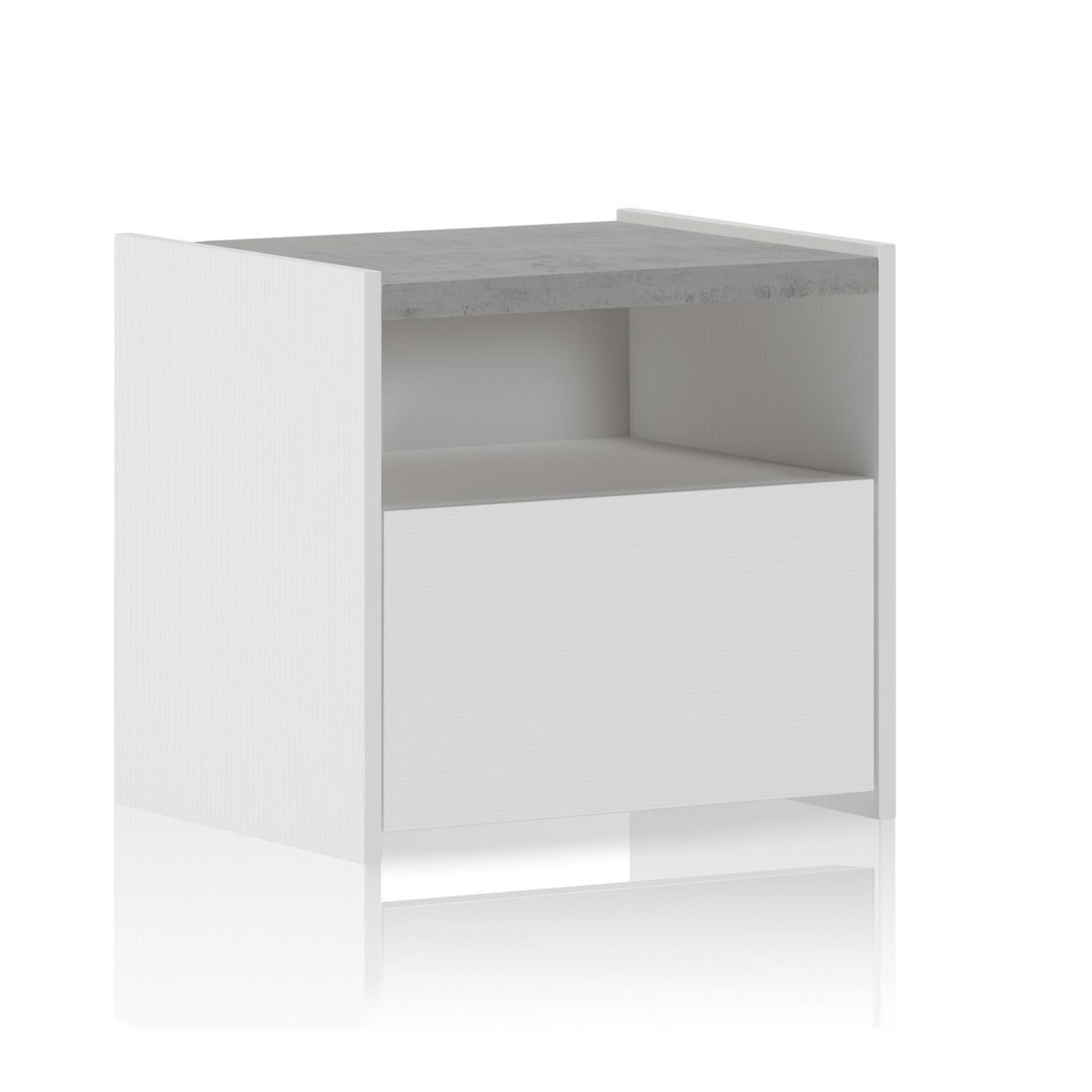 Comodino Teo Cement | Leroy Merlin