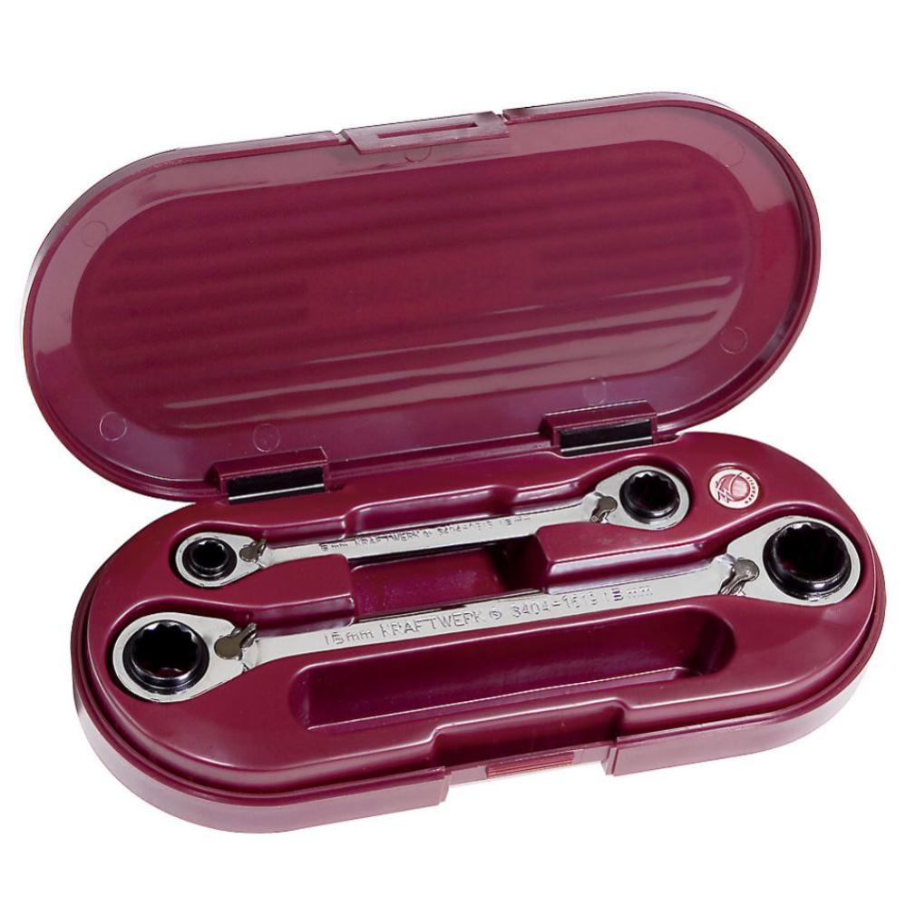 4 em 1 Ratchet Double Ring Key Conjunto 2 TLG | Leroy Merlin