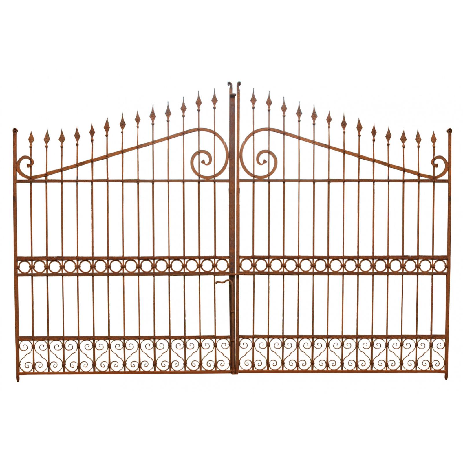 Cancello in ferro pieno L402xPR10xH263 cm. Made in Italy | Leroy Merlin