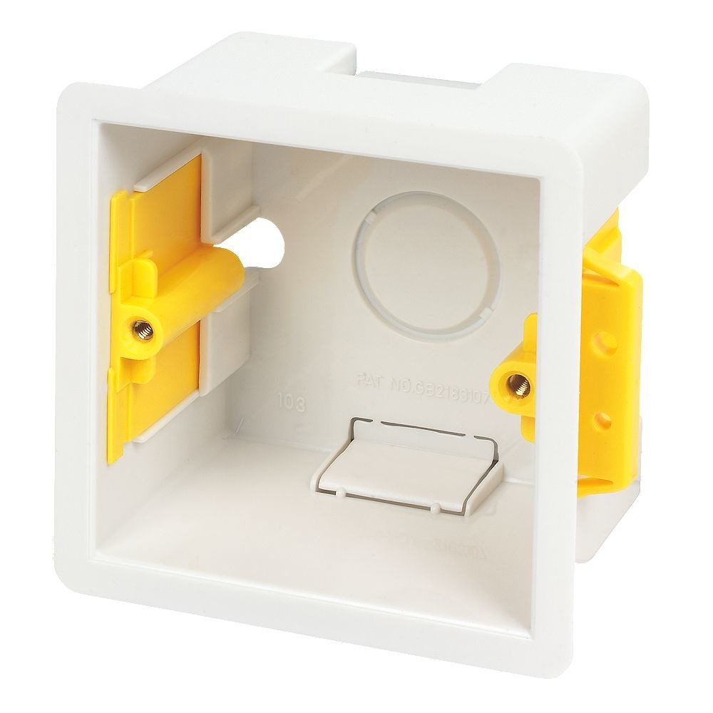 Boite Dencastrement Carrée 47mm Blanche Appleby Leroy Merlin