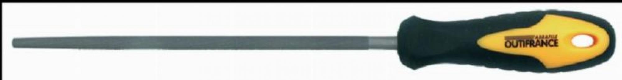 Lime triangulaire carbone manche bi matière long 200 mm Outifrance ...