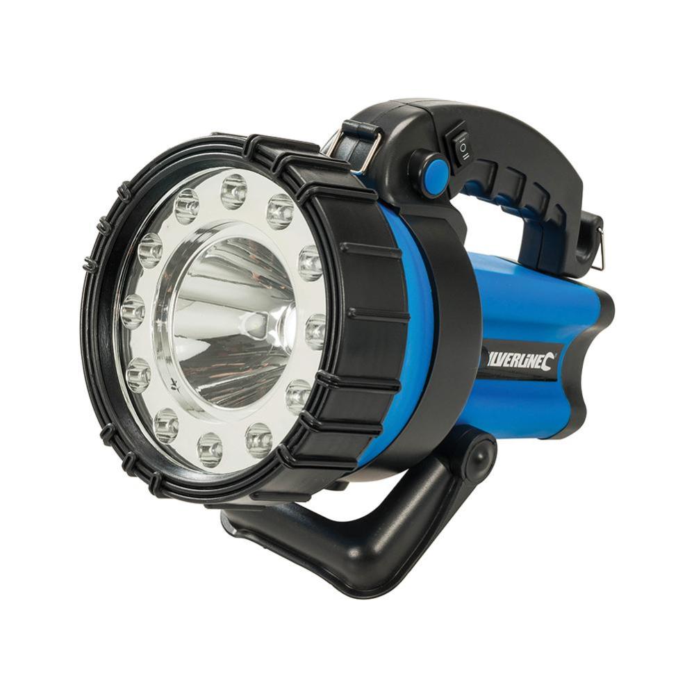 Silverline Torcia al litio ricaricabile a 3 modalità 5W 200 lumen ...