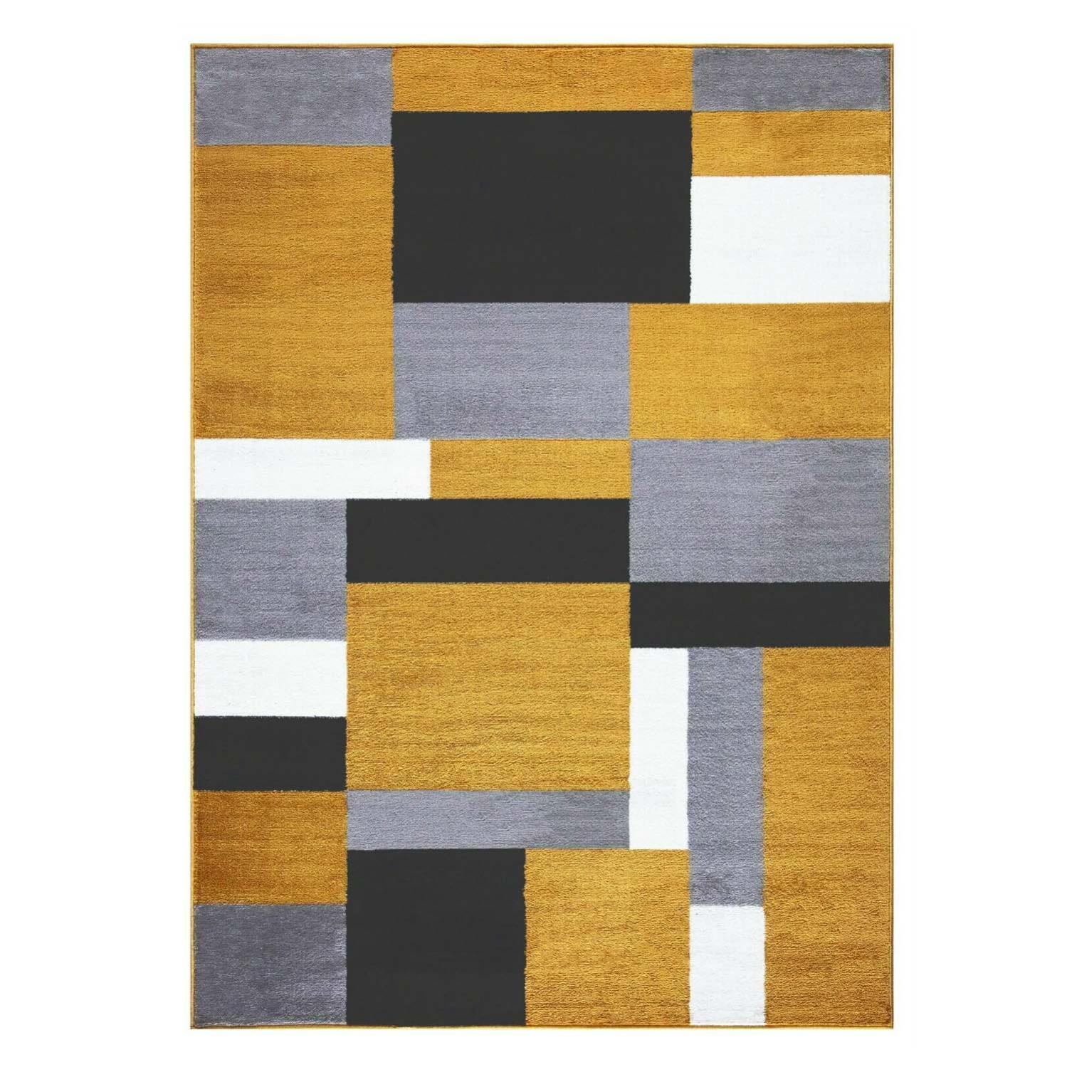 Tappeto elegante salotto MILANO OCRA cm. 120X170 | Leroy Merlin