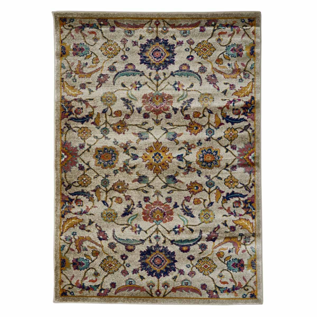 Tappeto salotto stile moderno BOHO MOSS LIGHT GREY 180X270 | Leroy Merlin