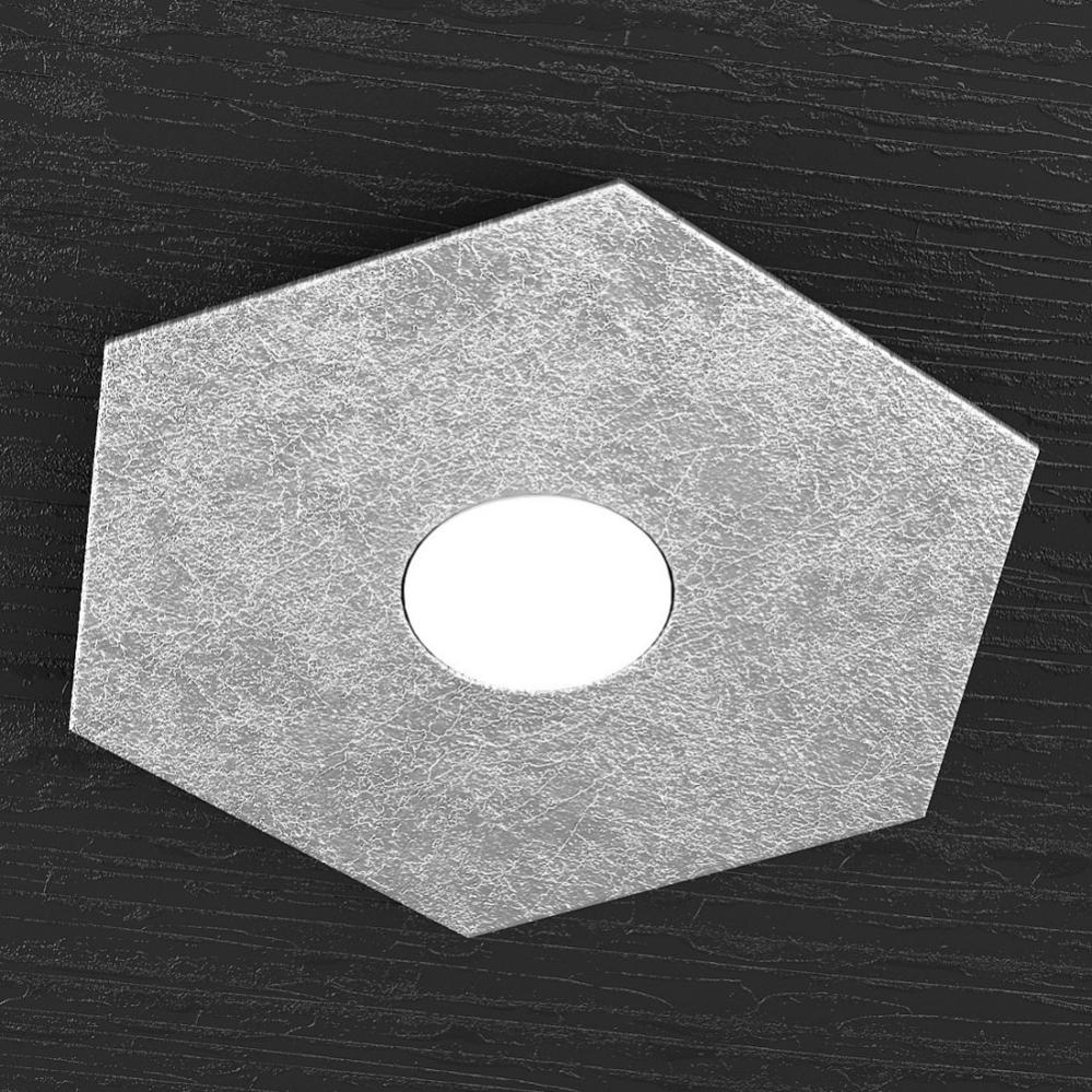 Applique moderno top light hexagon 1142 1l gx53 led metallo lampada ...