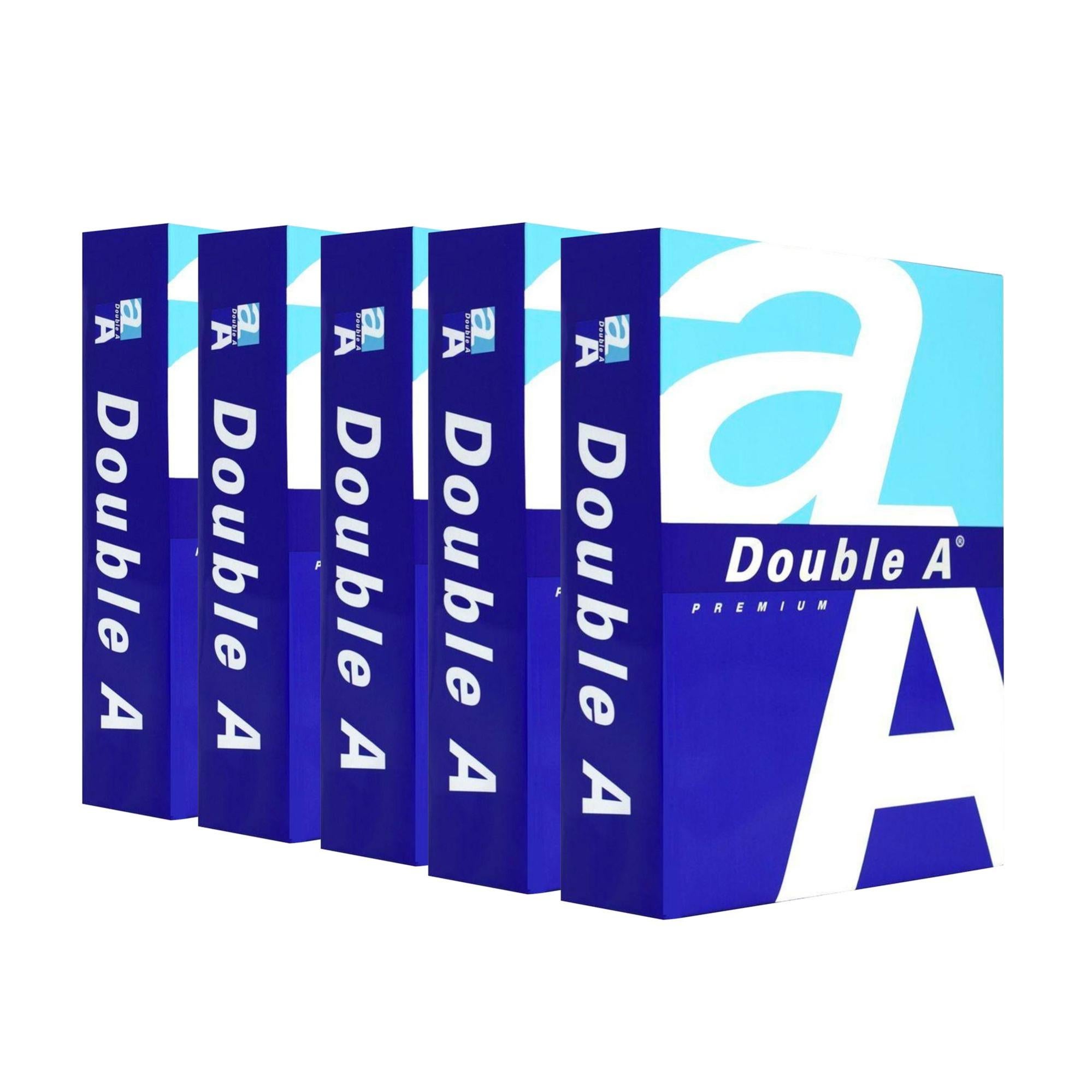 Formato A5 Pack da 5 Risme di carta 015430 da 80 g 500 fogli DOUBLE A ...
