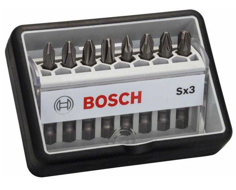 Set de 8 pièces (Sx) Embouts de vissage courts qualité extra-dure ...