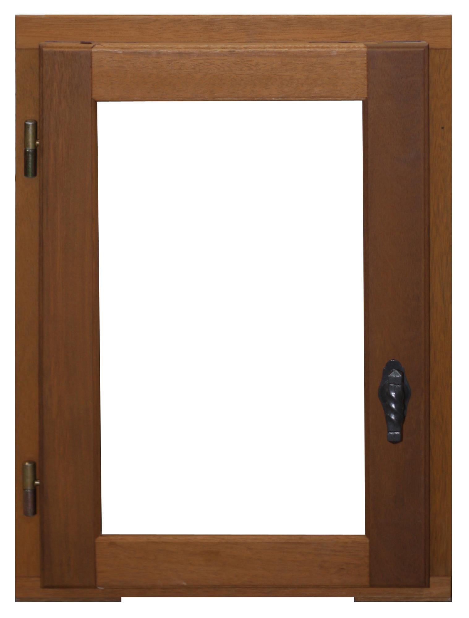 Fenêtre Bois 1 Vantail H115 X L60 Tirant Gauche Côtes Tableau Gd ...