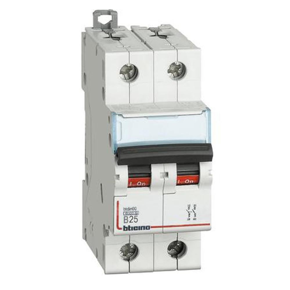 Interruttore magnetotermico 2p 2mod. 25a bticino | Leroy Merlin