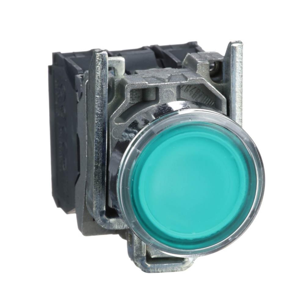 Pulsante luminoso verde ø22 24v 1no+1nc schneider | Leroy Merlin