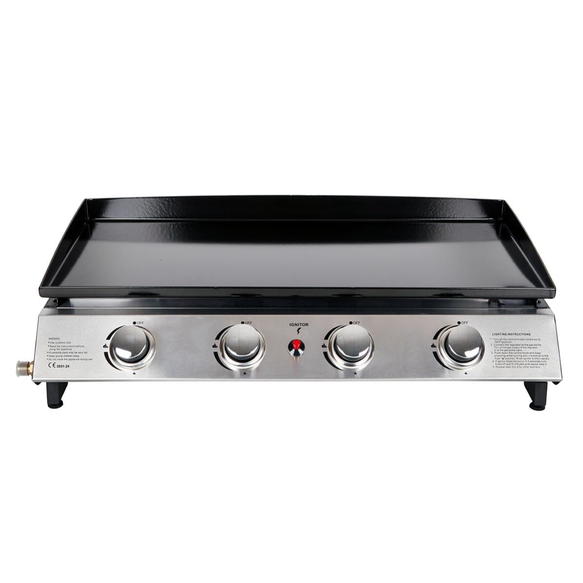 COOKER - Plancha a gas II - 4 Quemadores 10 KW - BENEFFITO | Leroy Merlin