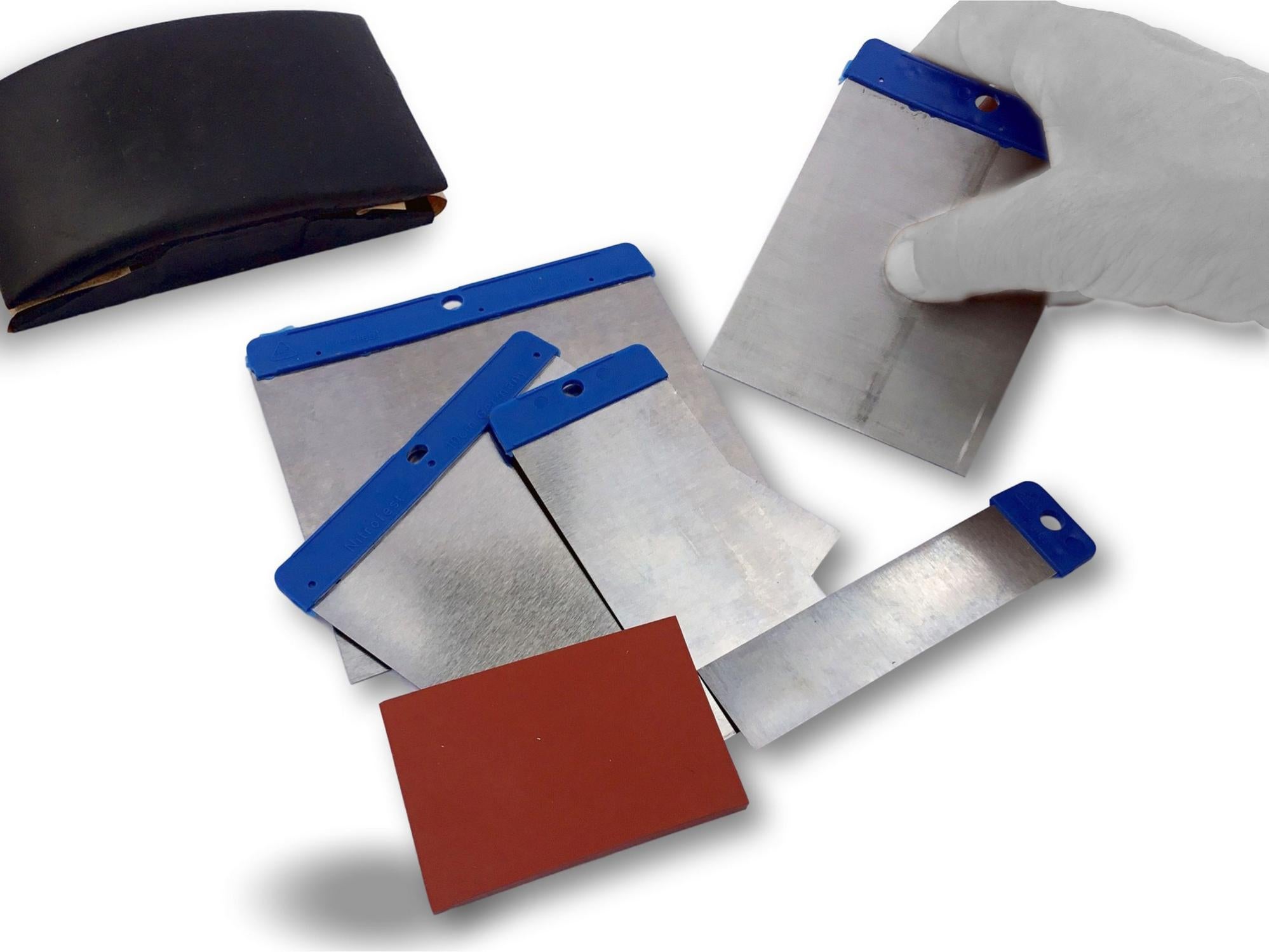 Trousse couteaux de carrossier | 5 spatules japonaises pour mastic ...